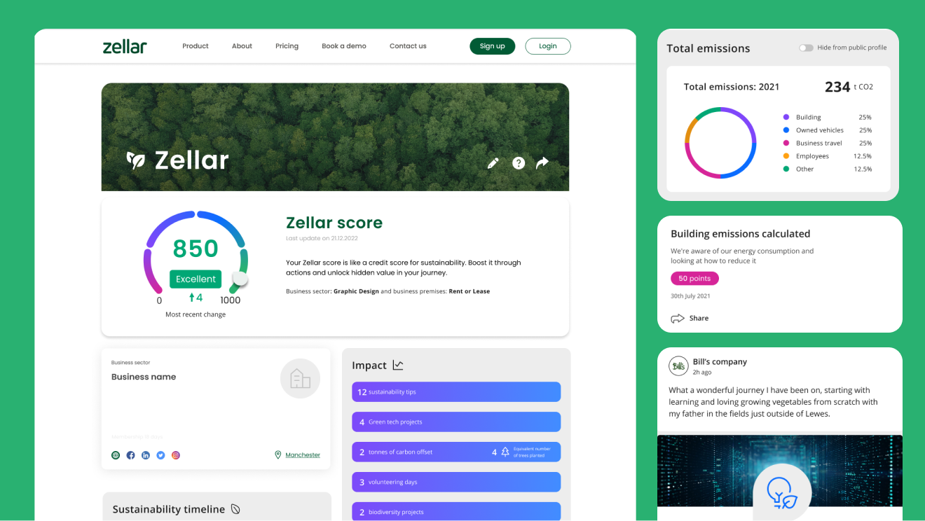 Zellar x Move78: Brand Strategy Visual Identity Digital Design UI/UX